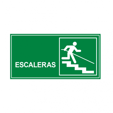 Señaletica Escaleras Izquierda